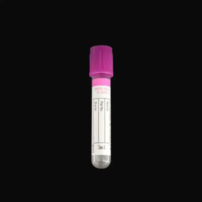 China EDTA Vacuum Blood Collection Tube 1-10ml PET Glass Disposable Sterile for Hematology Test for sale