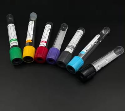 China Custom Plastic Sterile Vacuum Blood Collection Tube 1-10ml with Additive Options for sale