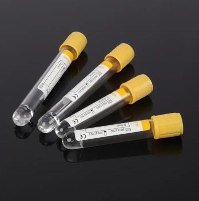 China Vacuum Blood Collection Tubes 2ml 4ml PET EDTA Lab Test Tubes 100 Pcs Wrap Packaging for sale