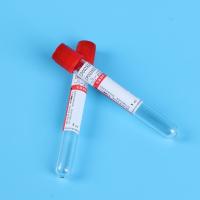 China Red Top Plain Tube Vacuum Blood Collection Tube 1-10ml Glass PET No Additive for sale