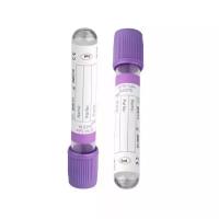China Purple EDTA Vacuum Blood Collection Tube 13x75mm 2ml 3ml 4ml 5ml 6ml 7ml 8ml 9ml 10ml for sale