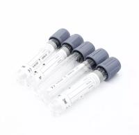China Grey Top Vacuum Blood Collection Tube 1-10ml Sodium Fluoride EDTA for Glucose Testing for sale
