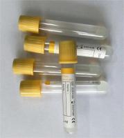 China Yellow Top SST Vacuum Blood Collection Tube 3ml-10ml Gel and Clot Activator for Serum Separation for sale