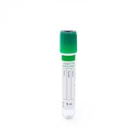 China Green Cap Lithium Heparin Vacuum Blood Collection Tube 1-10ml 13x75mm for sale