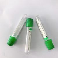 China Green Top Lithium Heparin Vacuum Blood Collection Tube 1-10ml for Routine Chemistry Tests for sale
