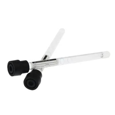 China Black 1.28mL Sodium Citrate 1:4 ESR Vacuum Blood Collection Tube for Automated Testing for sale