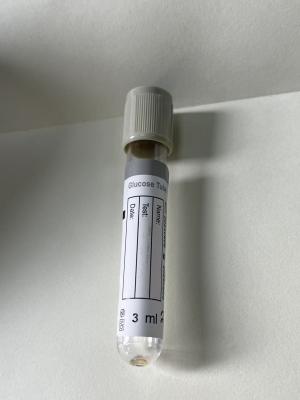 China Gray Top Glucose Blood Collection Tubes 2ml 3ml 4ml 5ml 6ml 7ml 8ml 9ml 10ml Sodium Fluoride Potassium Oxalate for sale