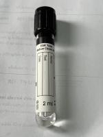 China 1.6ml ESR Vacuum Blood Collection Tube 3.8% Sodium Citrate Black Cap for Sedimentation Rate Testing for sale