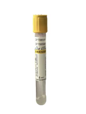 China SST Vacuum Blood Collection Tube 3ml-10ml Yellow Top Gel Clot Activator for sale