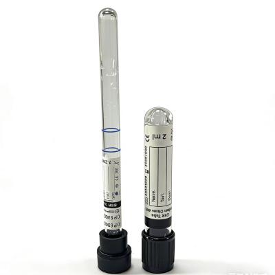 China ESR Vacuum Blood Collection Tube 3.8% Sodium Citrate 4:1 Ratio 1-10ml Glass PET for sale