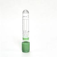 China Lithium Heparin Vacuum Blood Collection Tube 13x100mm 5ml Green Top for Plasma Testing for sale