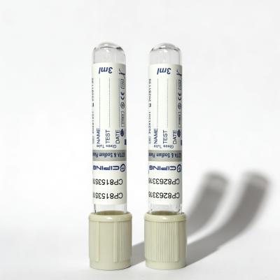 China Grey Top Glucose Vacuum Blood Collection Tube 2ml 4ml Sodium Fluoride Potassium Oxalate for sale