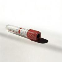 China Red Top Clot Activator Vacuum Blood Collection Tubes 5ml 13x100mm Push-Down Safety Cap for sale