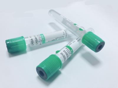 China 2ml Green Cap Heparin Lithium Vacuum Blood Tube - 3500-4000 RPM Centrifuge, 1-10ml Volume Range for Plasma Collection for sale