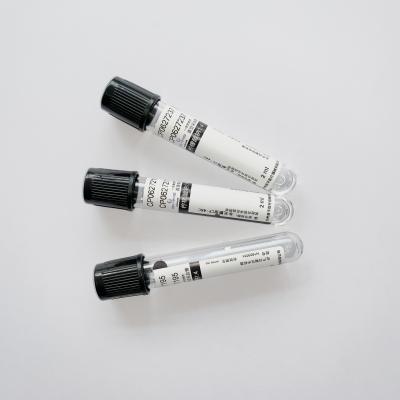 China Westergren ESR Citrate Blood Tube 3.8% Sodium Citrate for Laboratory Testing - 1.28ml to 10ml Volume Range for sale