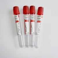 China Sterile Safety Plain Red Top Blood Collection Tubes 4ml Volume with CE ISO 13485 Certification for sale