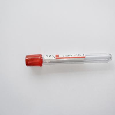 China PET Glass Plain Blood Collection Tube 1-6ml Volume with CE Certification for Medical Diagnostics for sale