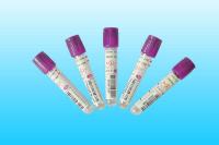China Sterile Vacuum EDTA Blood Collection Tube Purple Top 1-6ml Capacity for Clinical Hematology Testing for sale