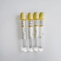 China Yellow Cap Gel & Clot Activator Vacuum Blood Collection Tube 1-6ml with 5-10 Minute Clotting Time for sale