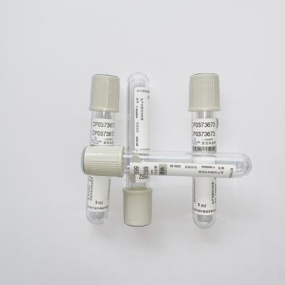 China Heparin Grey Top Blood Collection Tube 3ml for Glucose Testing with 3500-4000 RPM Centrifugation for sale
