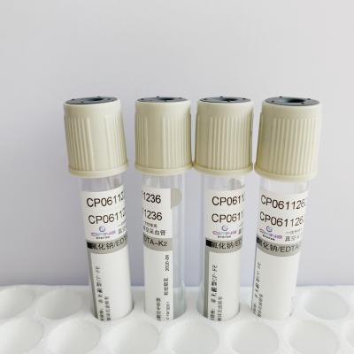 China Glucose Vacuum Blood Collection Tubes 1-6ml with EDTA/Sodium Fluoride for Blood Sugar Testing for sale