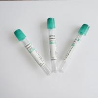China PET Glass Sodium Heparin Green Top Vacuum Blood Collection Tube 1-10ml for Clinical Biochemistry Testing for sale