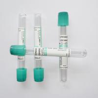 China Heparin Lithium Blood Collection Tubes 1-6ml Volume with Green Cap for Clinical Plasma Testing for sale