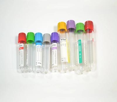 China Medical Blood Collection Tube Red Top No Additive 1-10ml Capacity Glass/PET Serum Tubes for sale