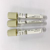 China Glucose Blood Collection Tube Grey Cap with Sodium Fluoride EDTA 1:9 Ratio - 1-6ml Volume Options for sale