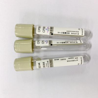 China Glucose Blood Collection Tube Grey Cap with Sodium Fluoride EDTA 1:9 Ratio - 1-6ml Volume Options for sale