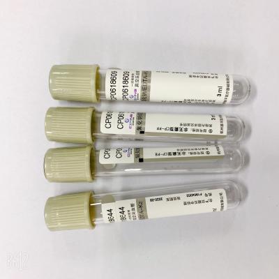 China Disposable Blood Test Tube for Glucose Tolerance Testing - Grey Cap, 100PCS/Tray Packaging, Sodium Fluoride Additive for sale