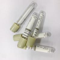 China Glass/PET Glucose Test Tubes 2ml 3ml 5ml with Grey Cap for Blood Collection - CE ISO 13485 Certified for sale