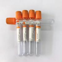 China Serum SST Pro Coagulation Tube 3ml to 9ml Orange Cap with Clot Activator for Medical Blood Collection for sale