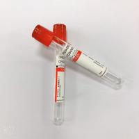 China Sterile Plain Blood Collection Tubes Red Cap 3ml 5ml 10ml CE Certified 12x75 13x75 16x100mm for sale