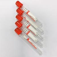China Disposable Plain Blood Collection Tube Red Cap 2-10ml Serum Collection Tubes PET Material 12 Month Shelf Life for sale