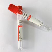 China Medical PET Glass Red Top Blood Collection Tubes No Additive 1ML-10ML with ISO13485 CE Certification for sale