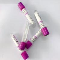 China EDTA K2 K3 Vacuum Blood Collection Tube 2ml 3ml 5ml Lavender Cap for Hematology for sale