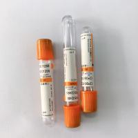 China Coagulation Sample Collection Test Tube with Orange Clot Activator - 1-6ml Volume, 3500-4000 RPM Centrifugation for sale