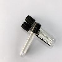 China Black Cap Vacuum Blood Collection Tube for ESR Testing - 1-10ml Capacity with 3.8% Sodium Citrate for sale