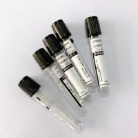 China ESR Blood Collection Tube with 3.8% Sodium Citrate - 1ml to 10ml Capacity in Glass or PET Materials for sale
