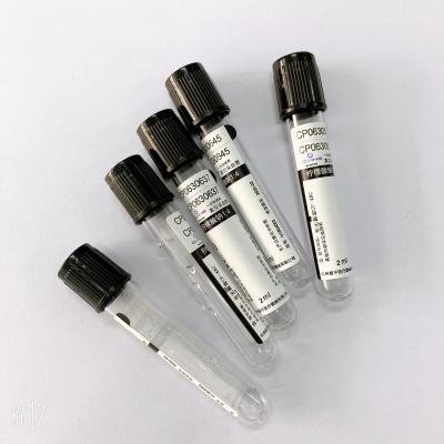 China ESR Blood Collection Tube with 3.8% Sodium Citrate - 1ml to 10ml Capacity in Glass or PET Materials for sale