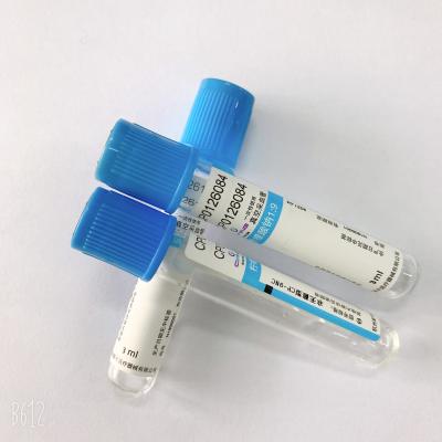 China Medical Blood Collection Vacuum Tube 13x75mm 1-6ml with Sodium Citrate Anticoagulant for Coagulation Testing for sale