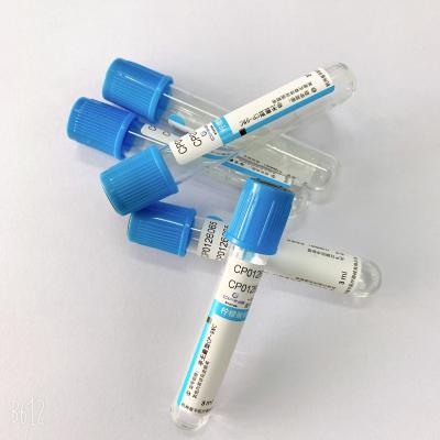 China Customized PT Blood Collection Tubes 12×75mm to 16×100mm for Coagulation Testing - CE ISO 13485 Certified for sale