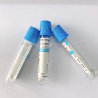 China Medical PT Blood Collection Tubes 1-6ml Volume with Blue Cap for Coagulation Testing CE FDA Certified for sale