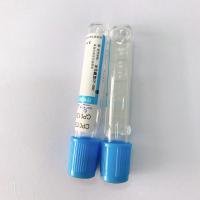 China Medical Blood Collection Tubes Blue Cap for Coagulation Tests - 1-10ml Capacity, 1.5-2 Year Shelf Life for sale