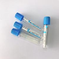 China Safety Vacuum Blood Collection Tubes for Blood Coagulation Testing - 1-6ml Capacity with Blue Caps for sale