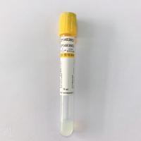 China Professional Gel & Clot Activator Vacuum Blood Collection Tube 1-6ml with Yellow Cap for Medical Testing for sale
