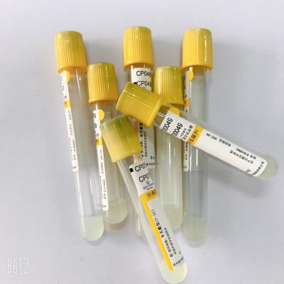China Medical Gel & Clot Activator Blood Collection Tubes - 1-6ml Volume, Glass/PET Material with 100Pcs/Tray Packaging for sale