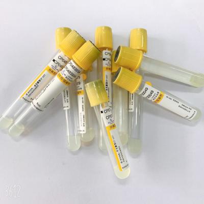 China Plastic Glass Gel Clot Activator Tube 1-10ml for Emergency Serum Biochemical Test with 3500-4000rpm Centrifugation for sale