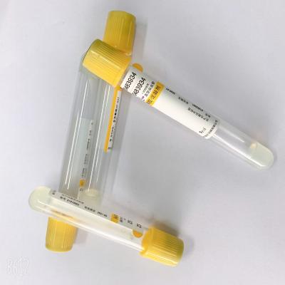 China Serum Separating Blood Collection Tube Vacuum Gel Tube 13x75mm 2-10ml with Clot Activator for sale